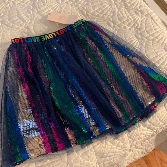 Hannah Banana | Bottoms | Hannah Banana Sequin Skirt Multi Colors And Layers Nwt Girls Size 2 ...